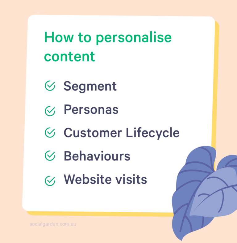 Content Personalisation 101 | Social Garden
